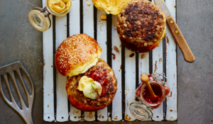 Beef and Barley Burgers Recipe | Healthy Burger Recipes