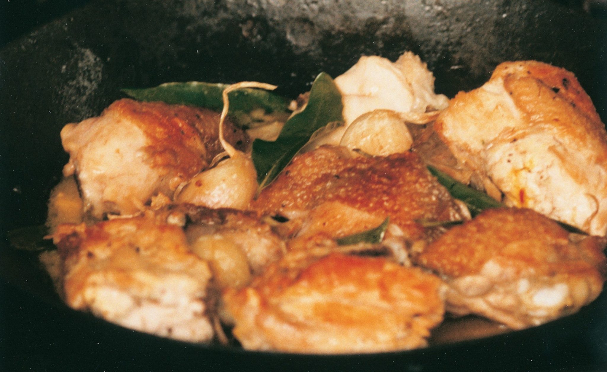Pollo Al Ajillo Recipe | Chicken Cooked with Bay Garlic and White Wine