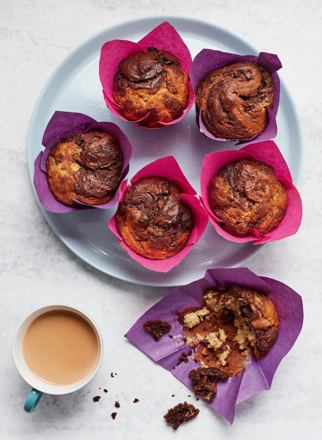 Jane's Patisserie Banana Chocolate and Hazelnut Muffins Recipe