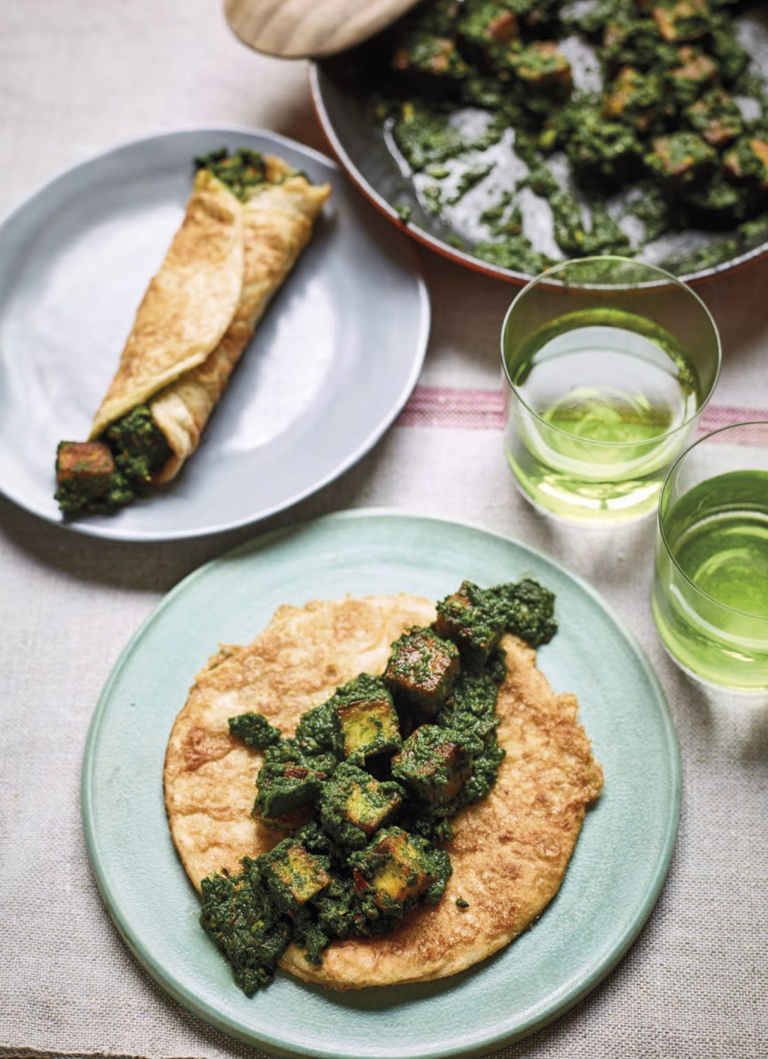 Nadiya Hussain Spinach & Paneer Kati Rolls Recipe | Family Favourites