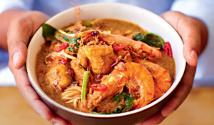 Prawn Curry Laksa (Kari Laksa Udang) Recipe | Malaysian Laksa