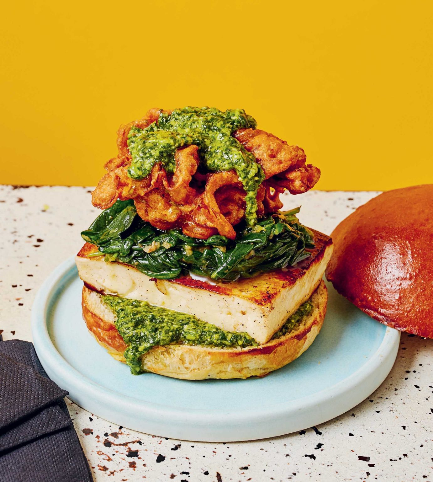 Saag Paneer Bhaji Bun Recipe | Big Zuu's Big Eats