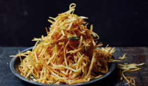 Shoe String Fries with Rosemary