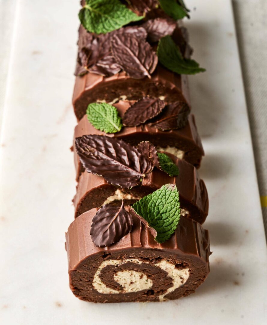 Nadiya's Choco-Mint Roll Recipe | BBC2 Fast Flavours