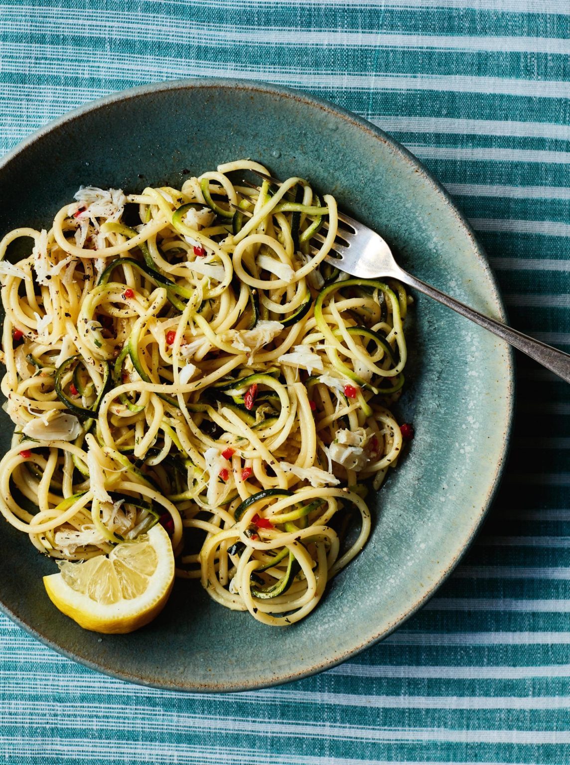 Mary Berry Crab Courgetti Spaghetti Recipe | BBC2 Love to Cook 2021