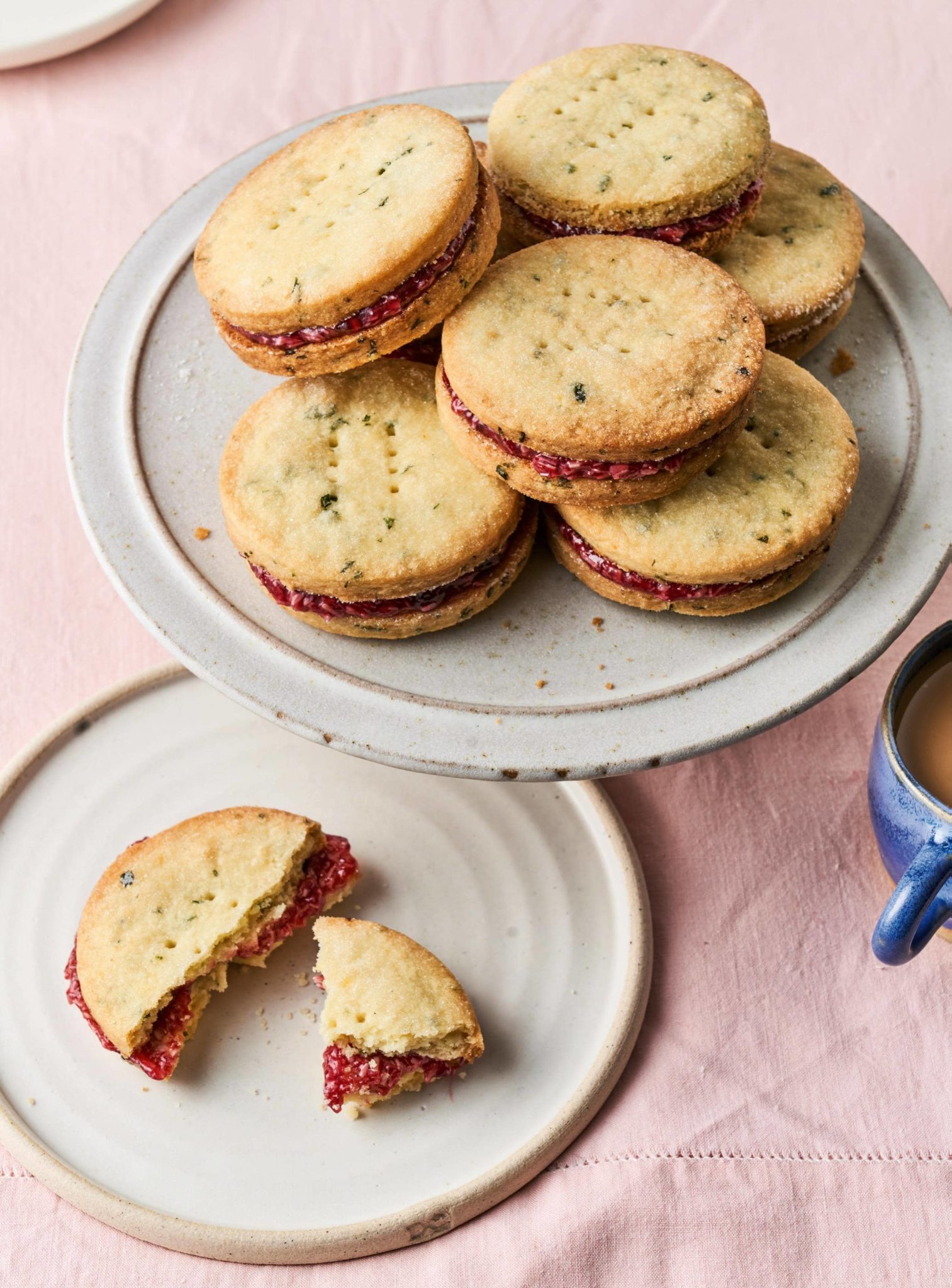 Nadiya's Lemon Basil Shortbread Recipe | BBC2 Fast Flavours
