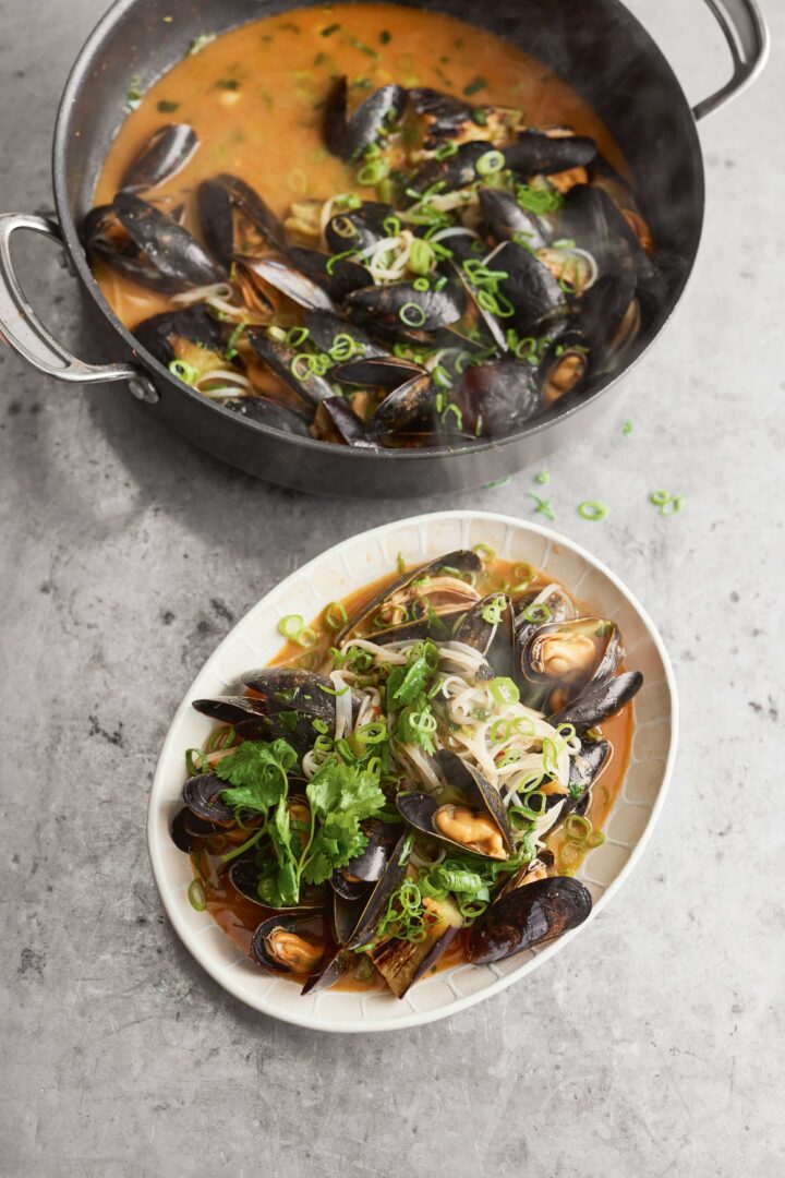 Julie Lin Sambal Mussels Recipe