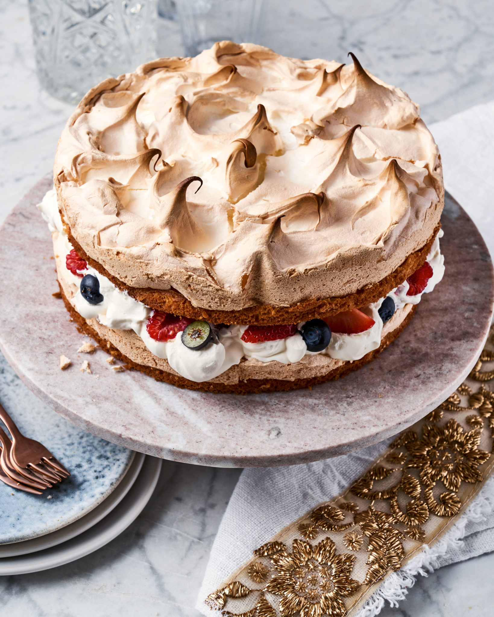Nadiya Hussain Meringue Cake Recipe | Everyday Baking 2022