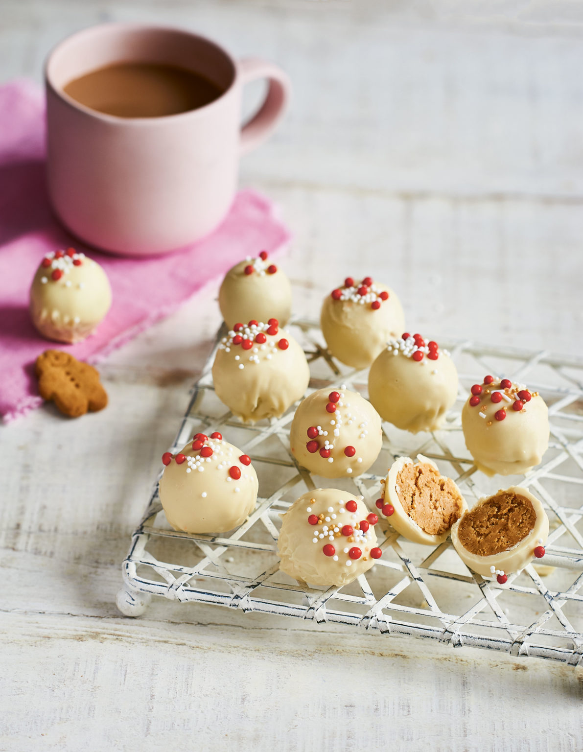 Fitwaffle Gingerbread Truffles Recipe | 3 Ingredient Bake