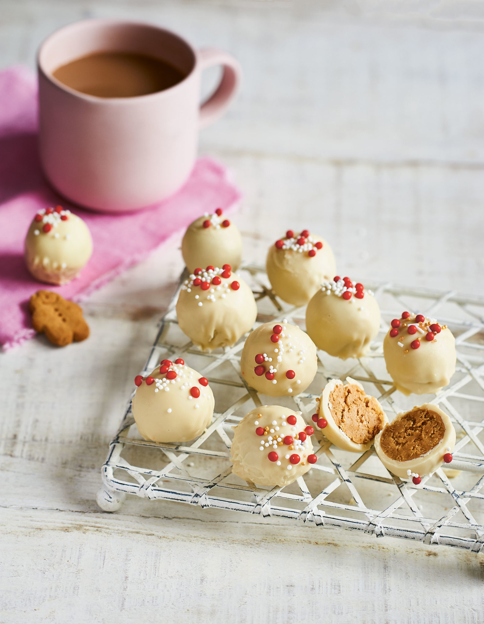 Fitwaffle Gingerbread Truffles Recipe | 3 Ingredient Bake