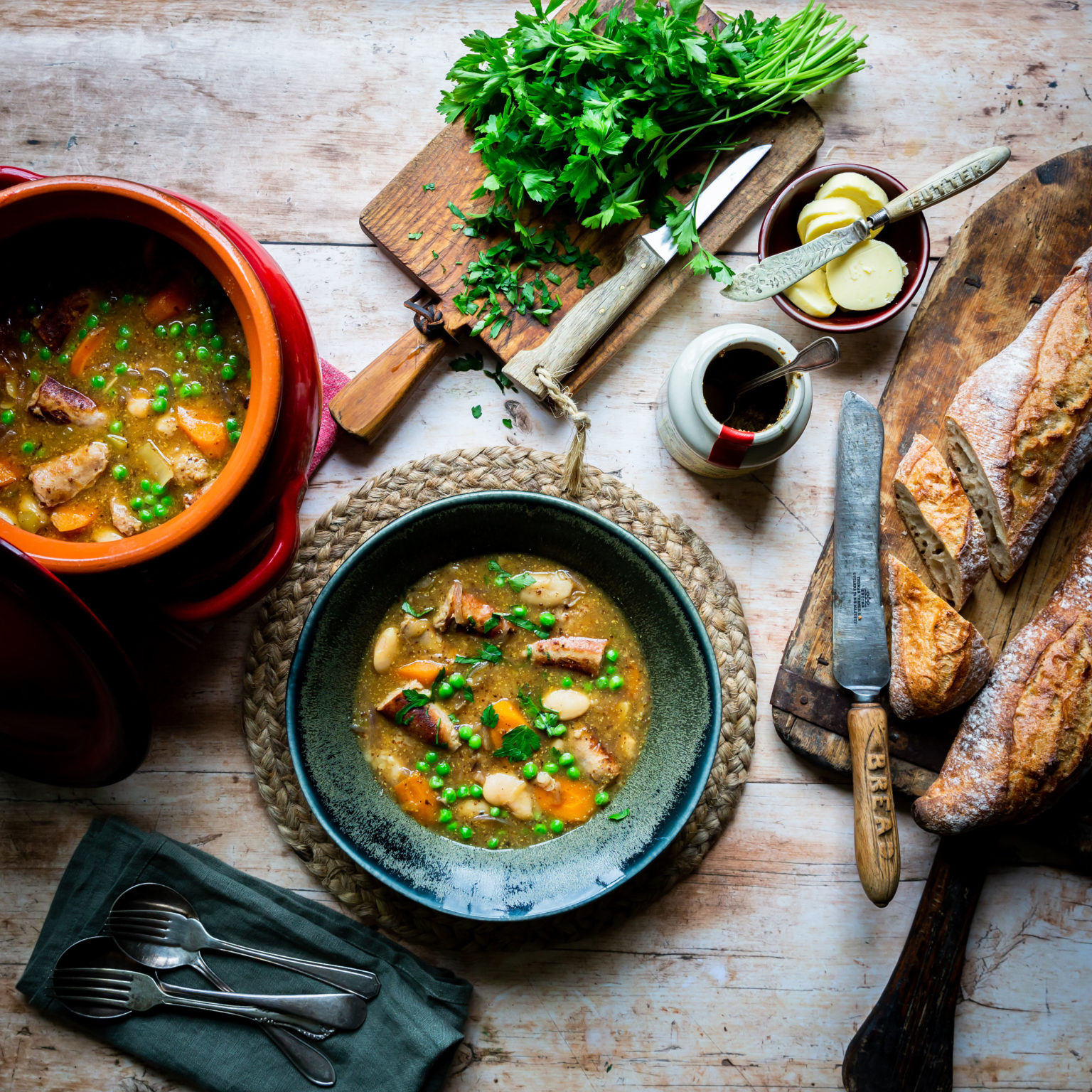 Marie Mitchell Easy Sausage Bean Stew Recipe | Autumn Comfort