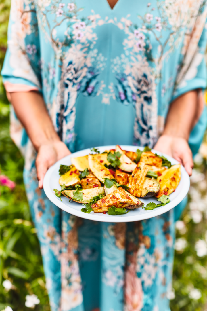 Rukmini Iyer Spiced Paneer with Mango Recipe | Easy BBQ Sides