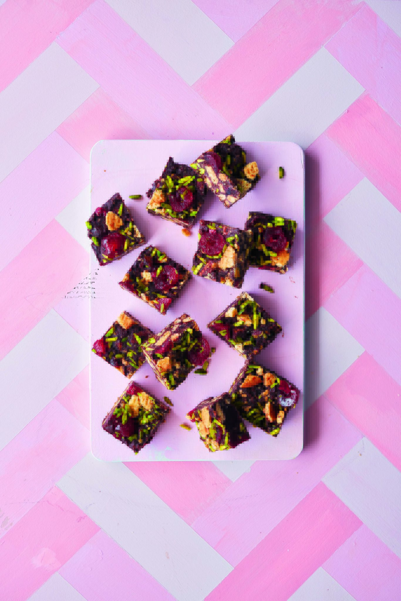 Rukmini Iyer Chocolate Pistachio Fridge Cake Recipe | Easy Bakes