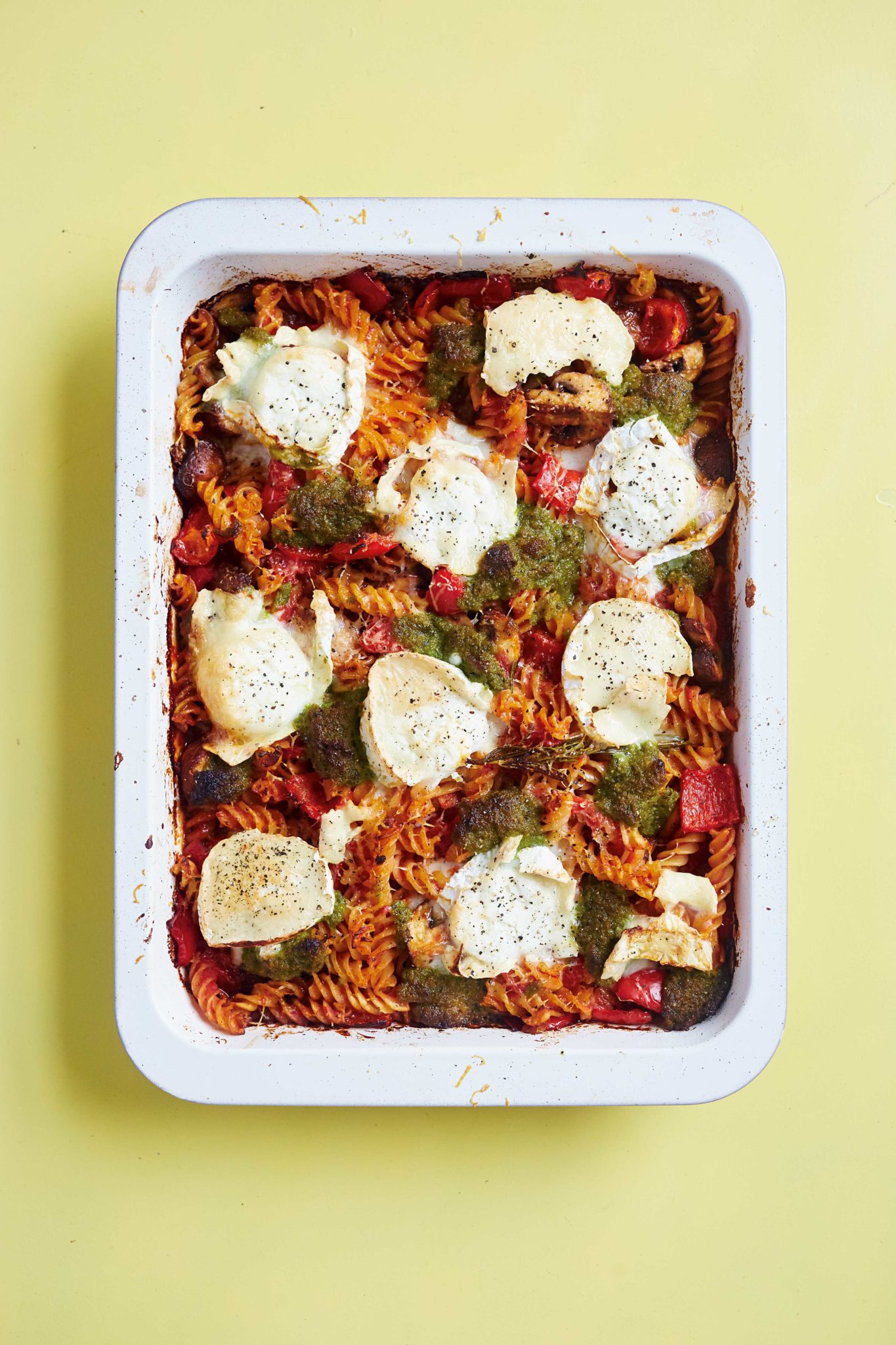 Rukmini Iyer Goat Cheese Pasta Bake Recipe | Vegetarian Pasta