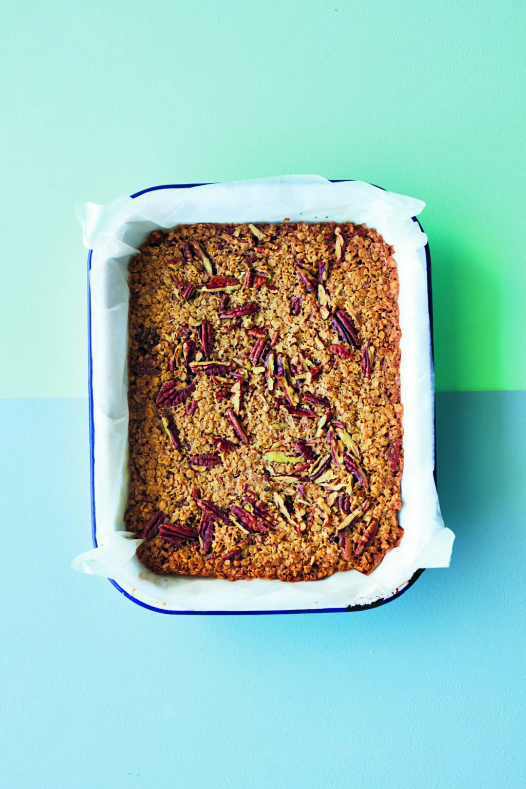 Rukmini Iyer Maple Pecan Flapjacks Recipe | Easy Traybake