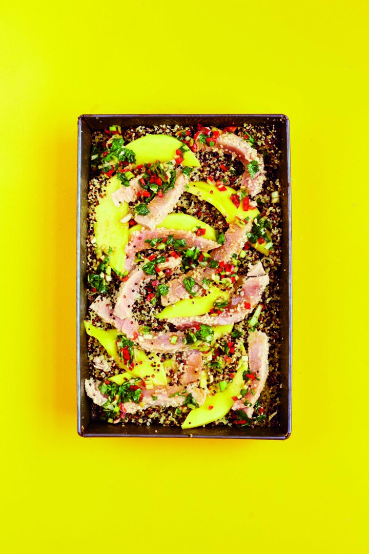 Fresh Tuna Mango and Quinoa Salad Recipe | Tuna Salad