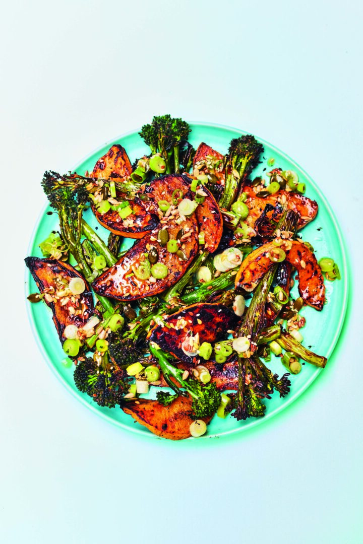 Rukmini Iyer Sesame-charred Squash with Broccoli | BBQ Sides