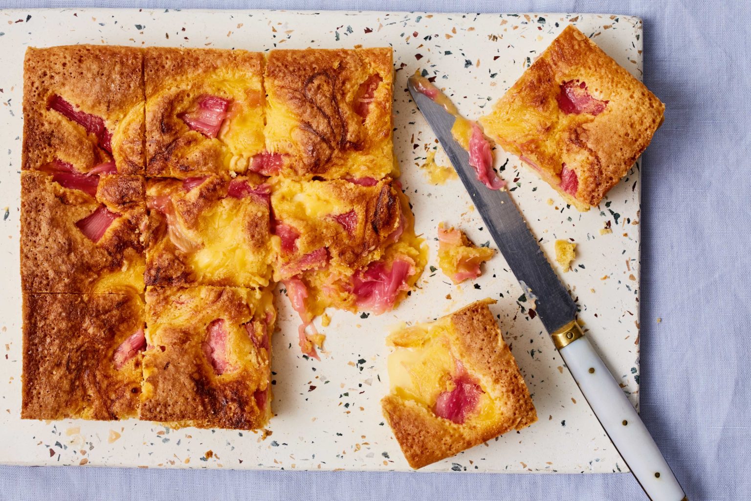 Blondies with Pecan Brittle Recipe | John and Lisa's Weekend Kitchen ITV
