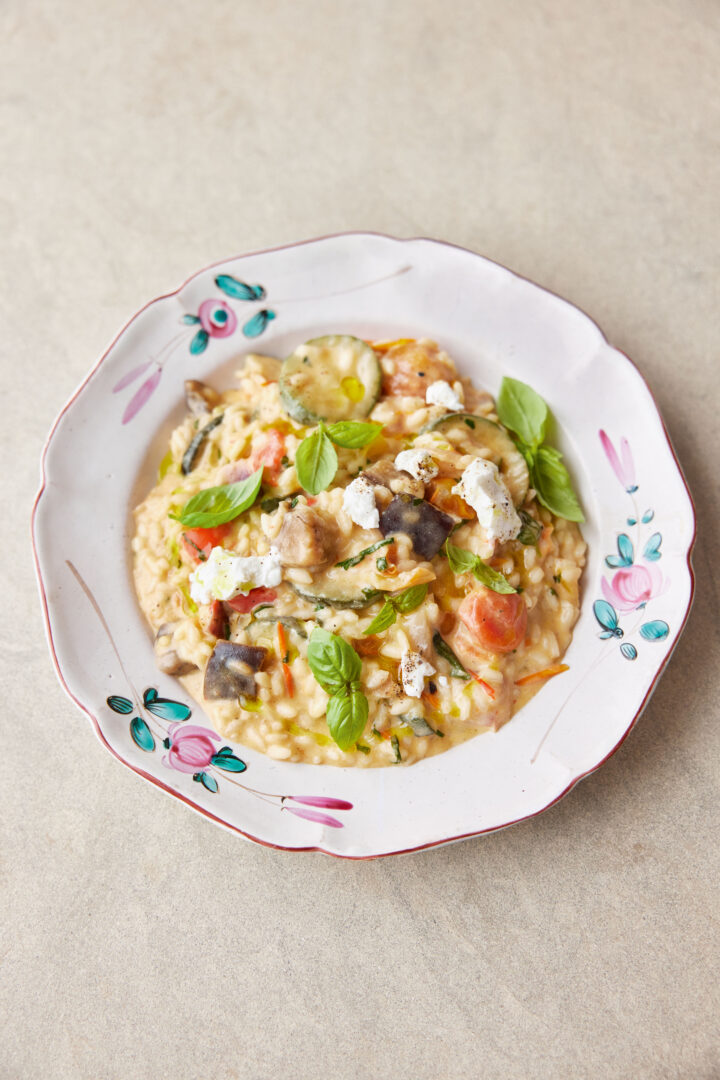Ottolenghi Lemon and Aubergine Risotto Recipe | Summer Risotto