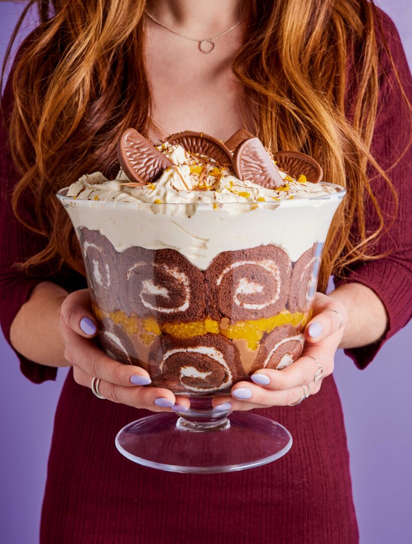 Jane's Patisserie Chocolate Orange Christmas Trifle Recipe | Xmas 2023