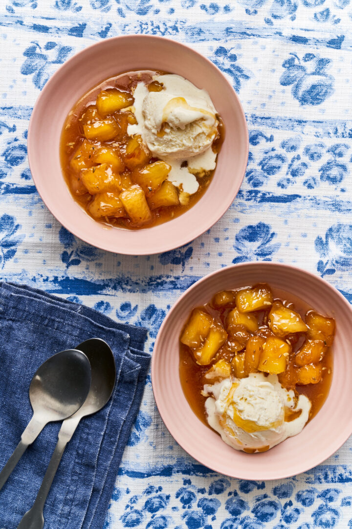 Nadiya Hussain Stewed Pineapple Recipe | BBC2 Simple Spices