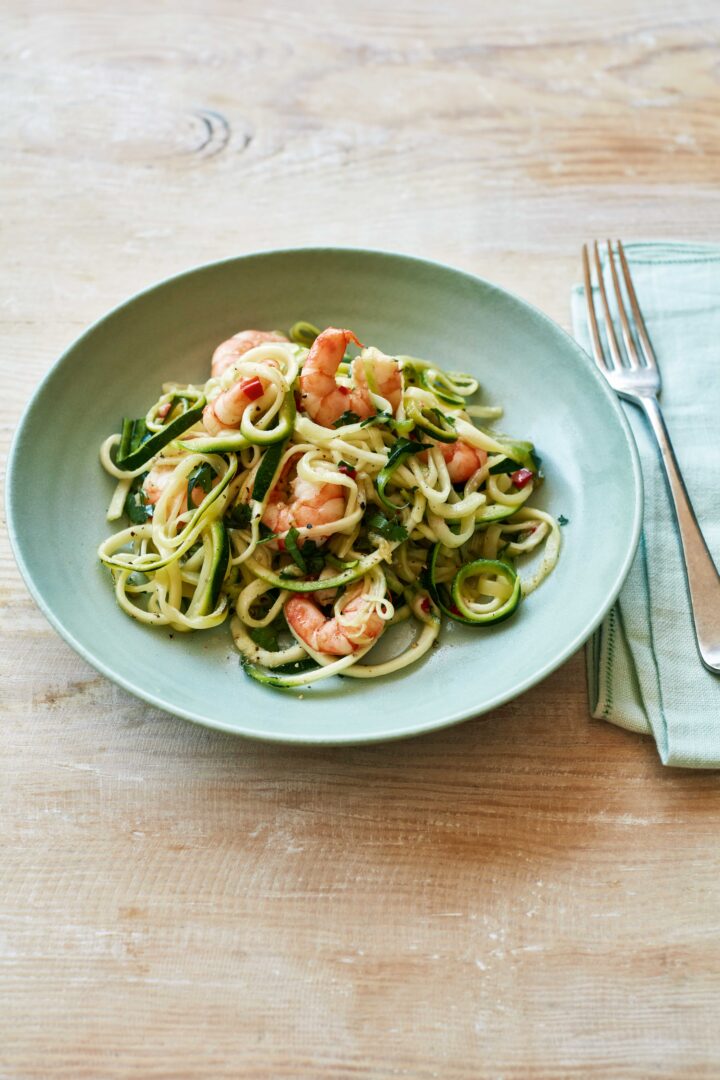 Mary Berry Tiger Prawn and Coriander Courgetti Recipe | Mary Makes It Easy