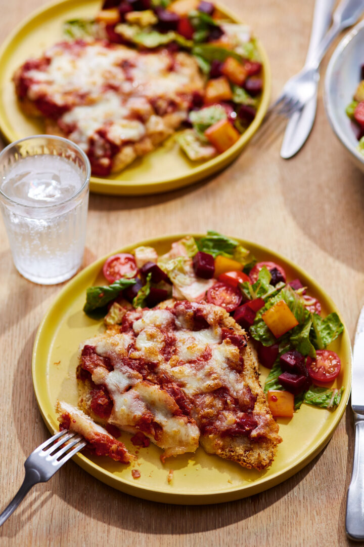 Air Fryer Chicken Parm Recipe | High Protein Air Fryer Dinner