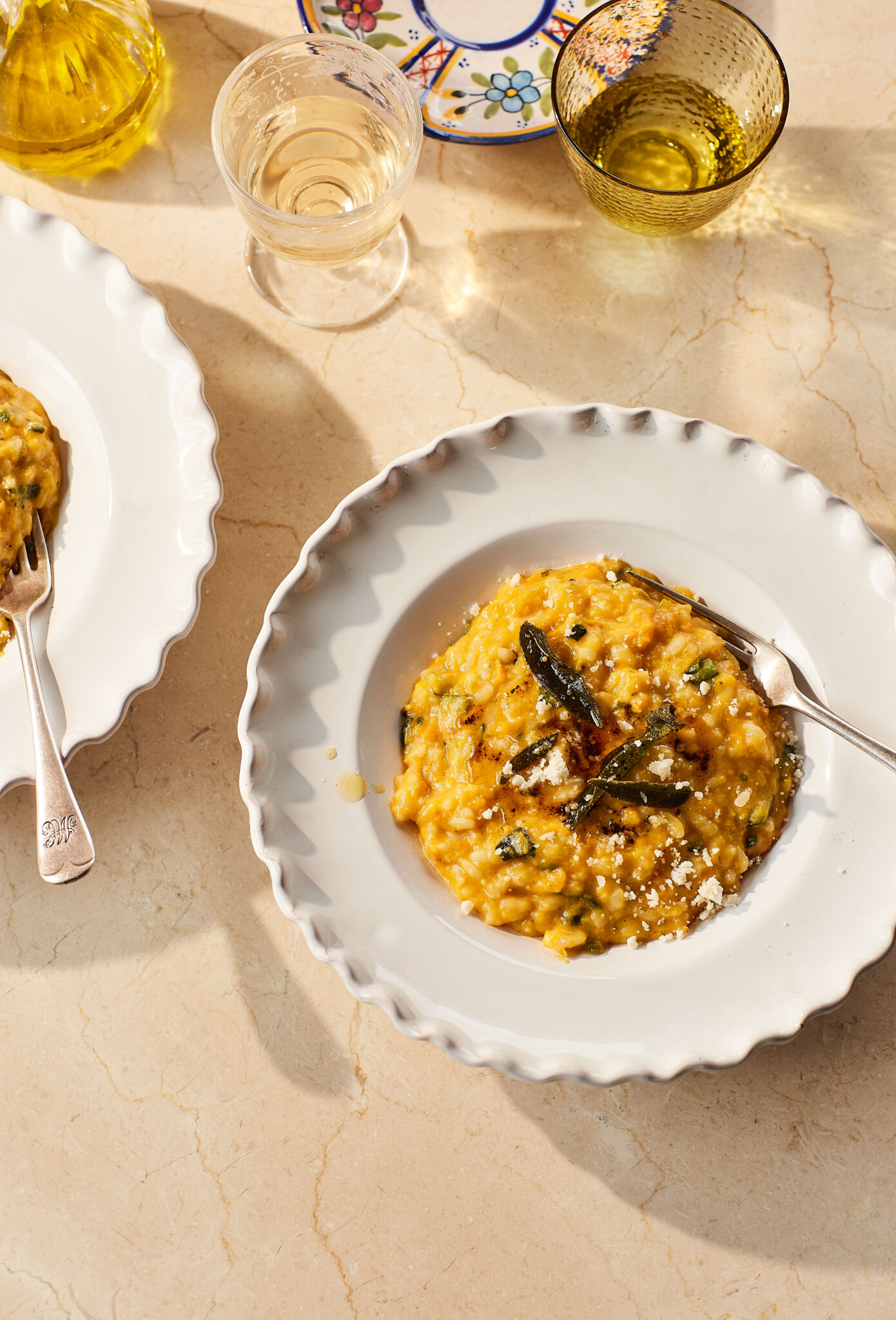 Theo Randall Roasted Sweet Potato and Zucchini Risotto Recipe | Squash ...