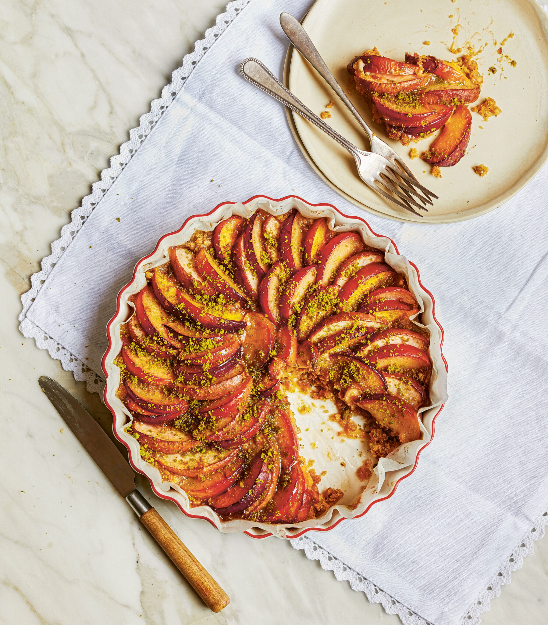 Meliz Berg Meliz Berg's Spiced Fruit Baklava Crumble Recipe