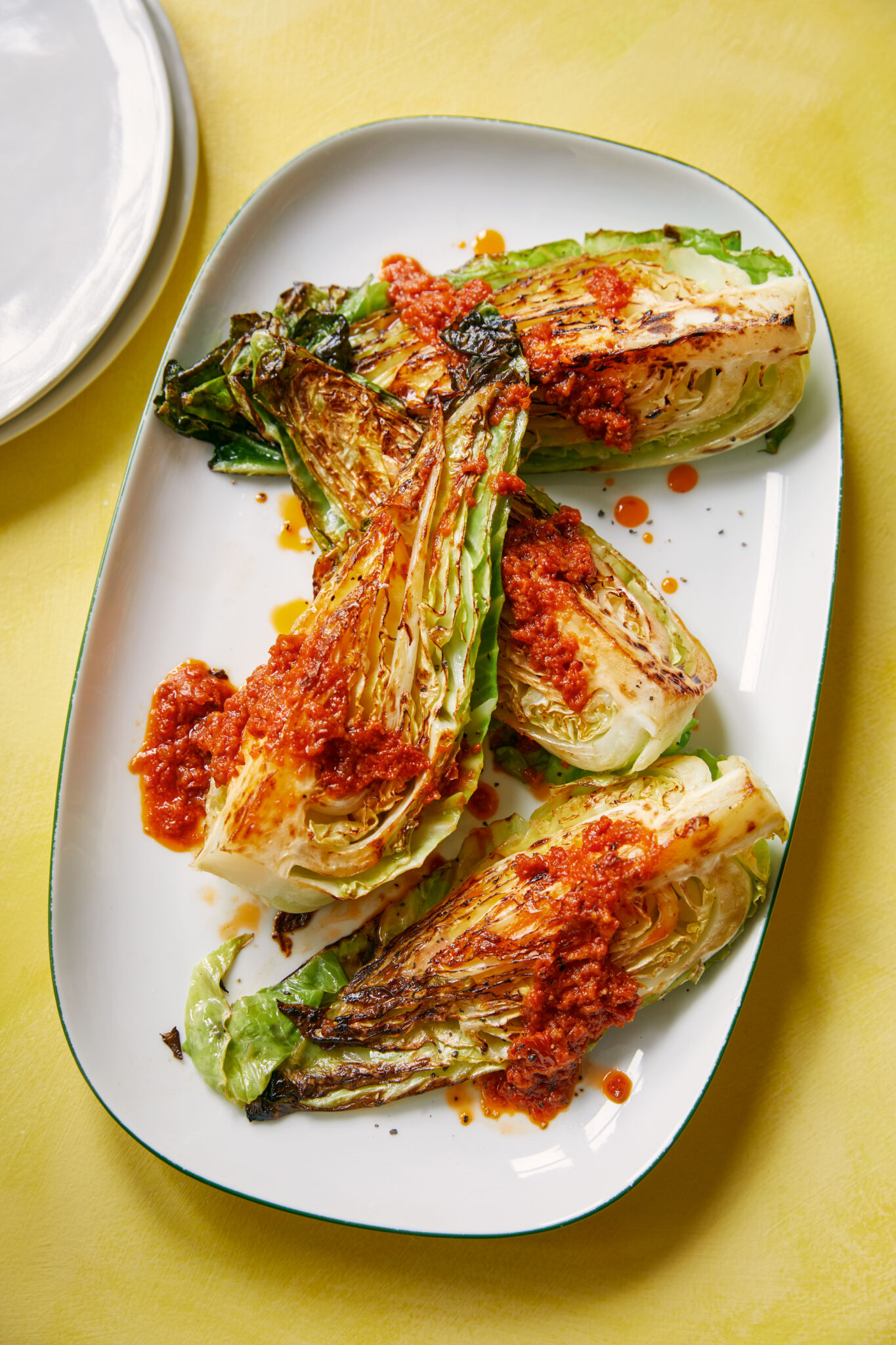 Mary Berry Chargrilled Cabbage Recipe | BBC2 Mary's Foolproof Dinners