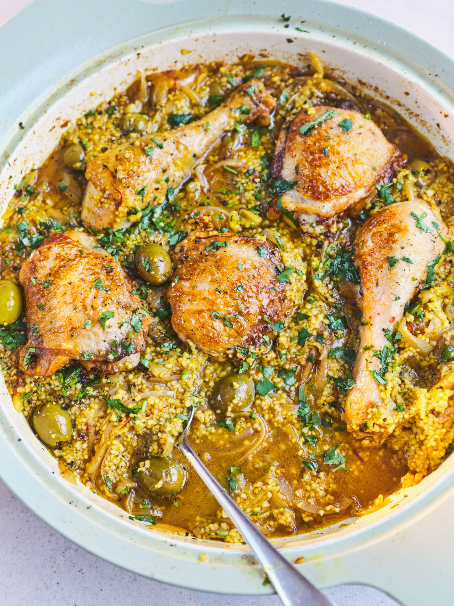 Mob Chicken, Lemon and Olive Stew Recipe | Mob One Pan Recipes