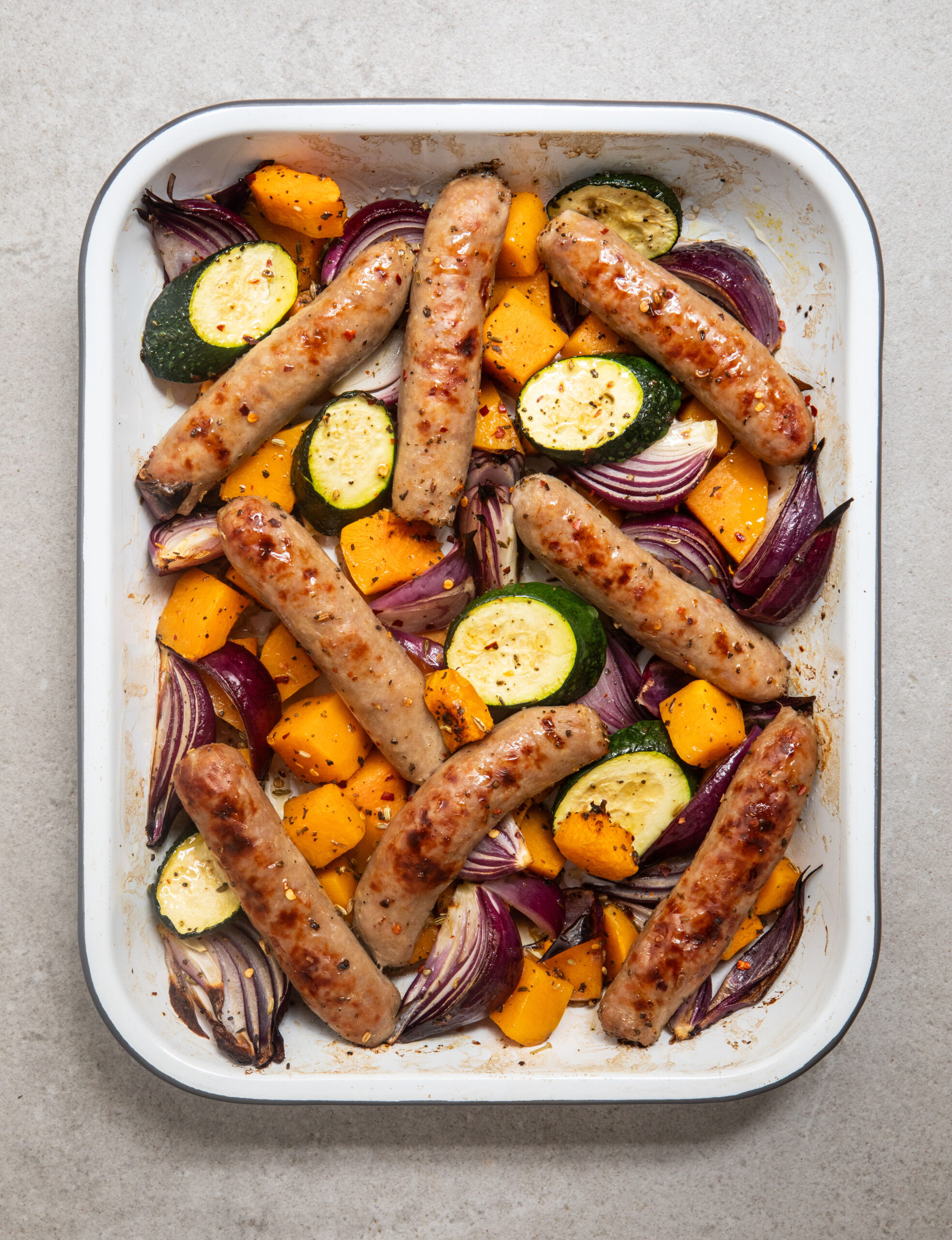 The Batch Lady Sausage & Squash Traybake Recipe | ITV This Morning