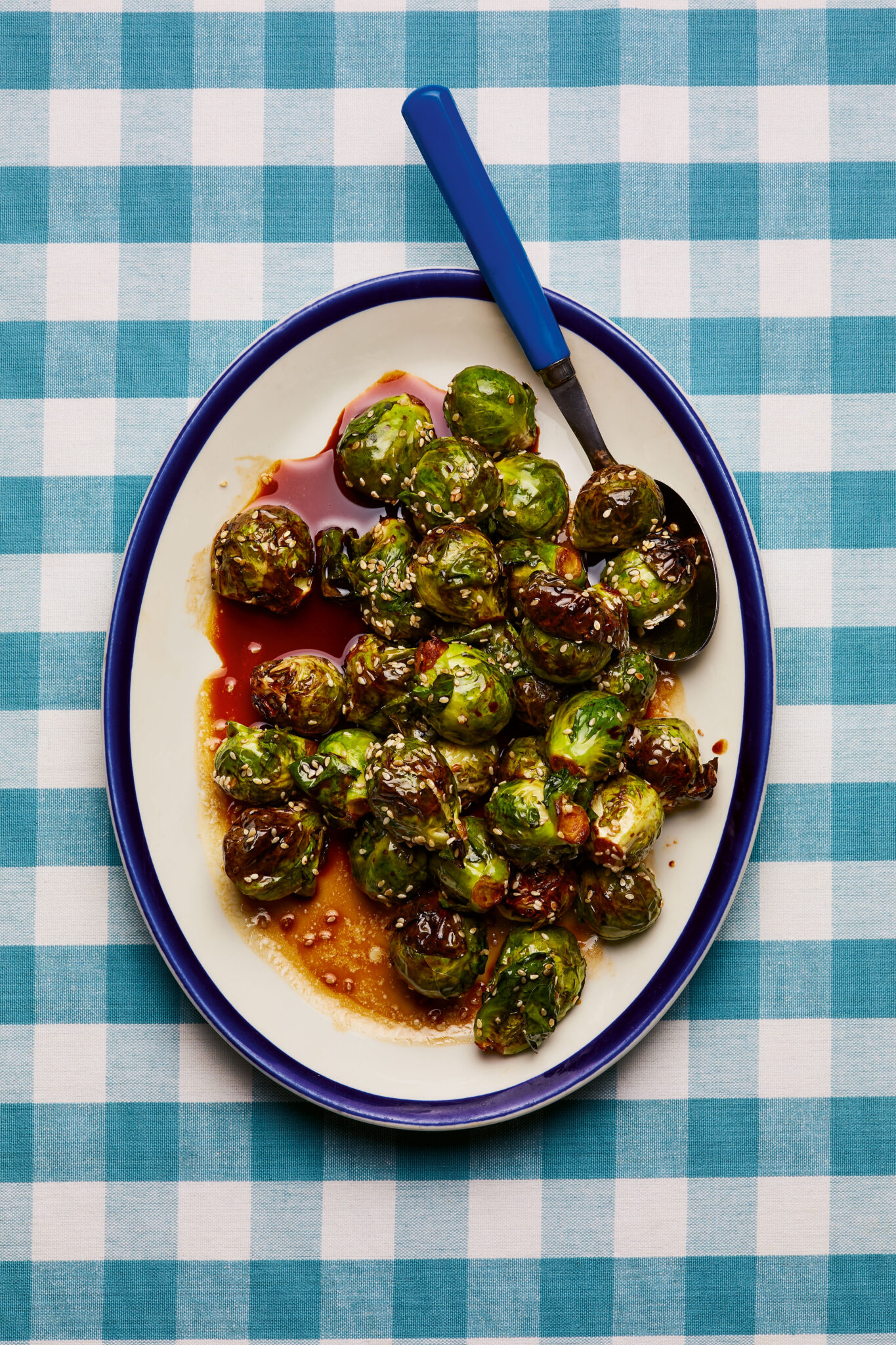 Bored of Lunch's Air Fryer Soy, Butter and Sesame Sprouts Recipe | Xmas ...