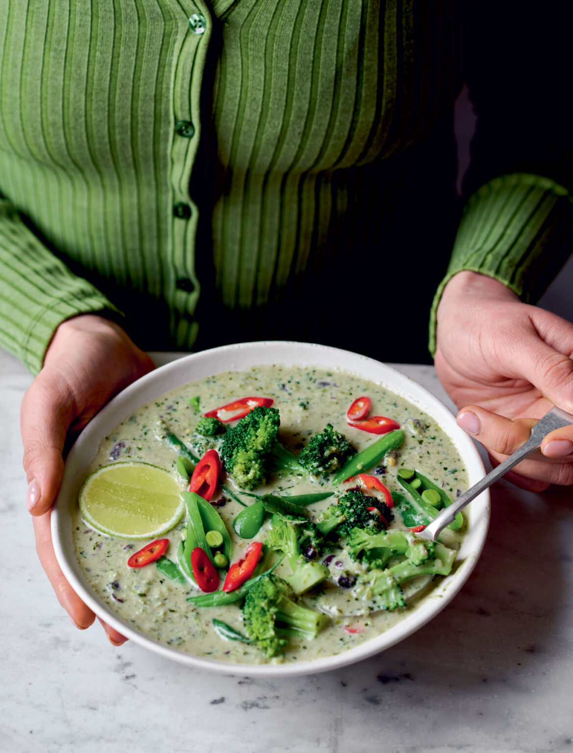 Tim Spector Cashew Cream Green Curry | UPF-free Recipe