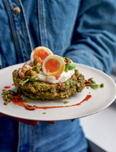 Tim Spector Herby Pea Pancakes Recipe | Ultra-processed Ingredient-free