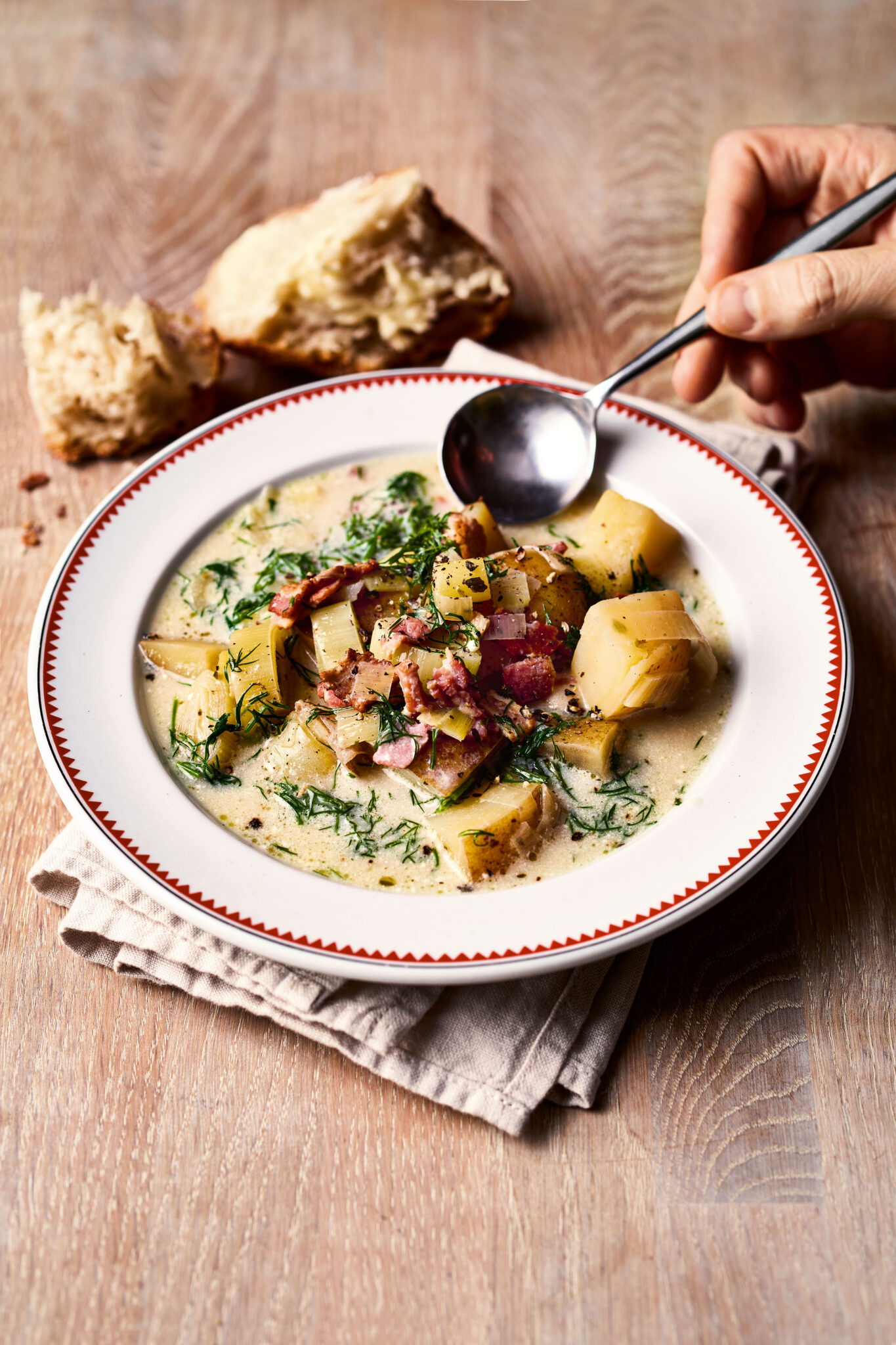 Bored of Lunch Slow Cooker Leek and Potato Soup Recipe | Slow Cooker Soup
