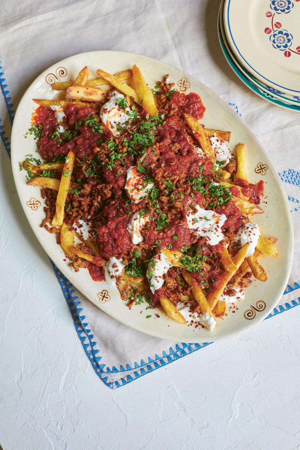 Meliz Berg's Spiced Mince and Chips | As seen on This Morning
