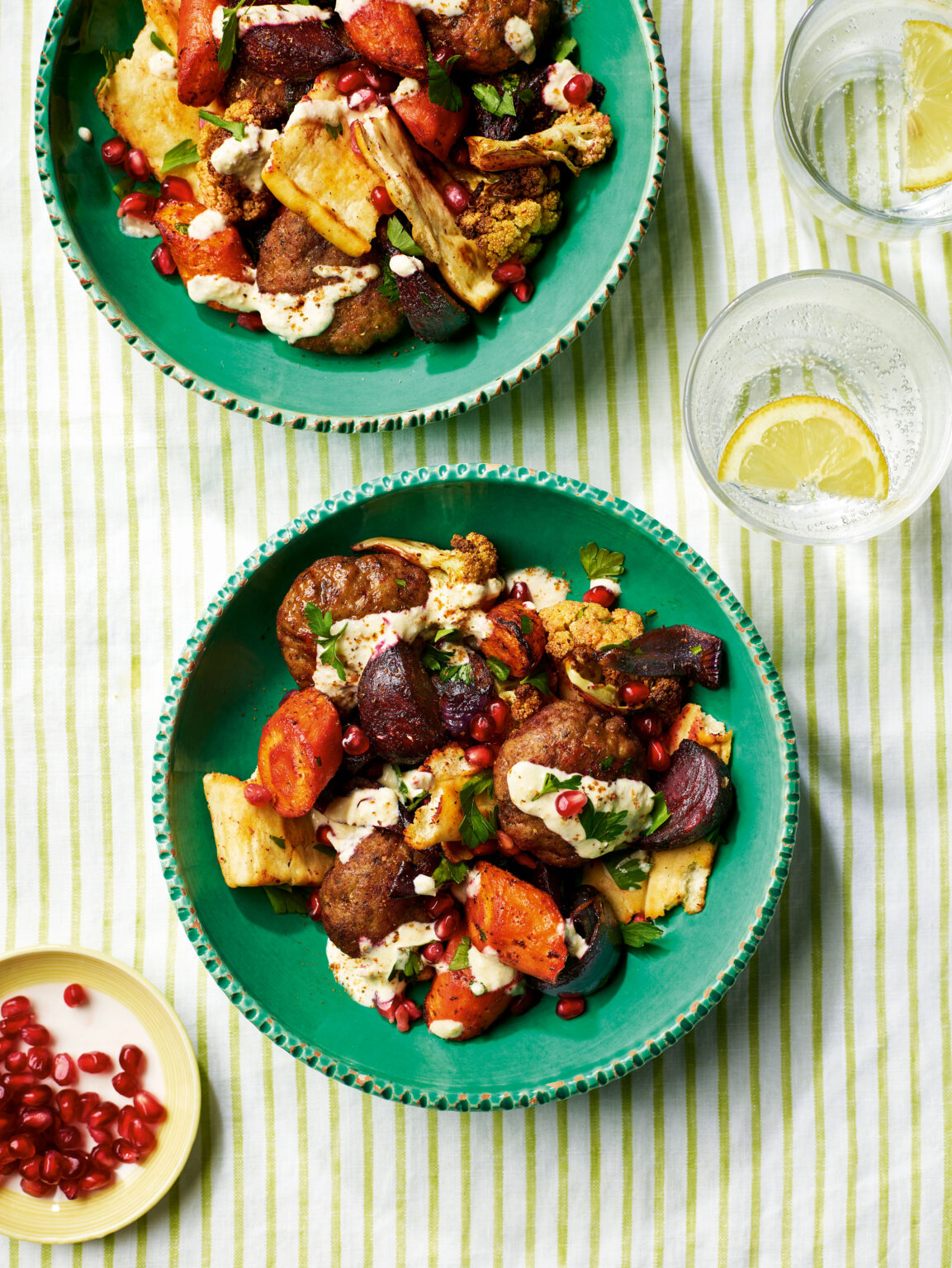 Turkey Kofta Traybake Recipe | One Basket Air Fryer Meals