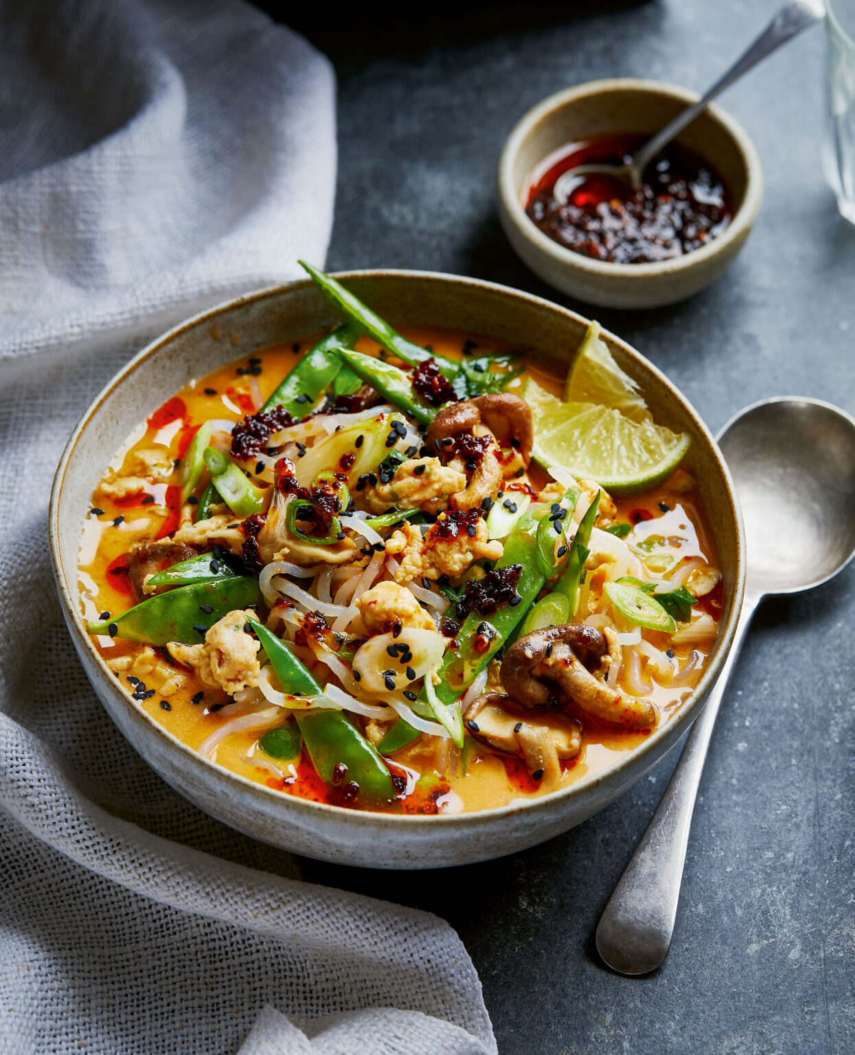 Dr Rupy's Tahini and Gochujang Noodle Broth with Turkey Recipe