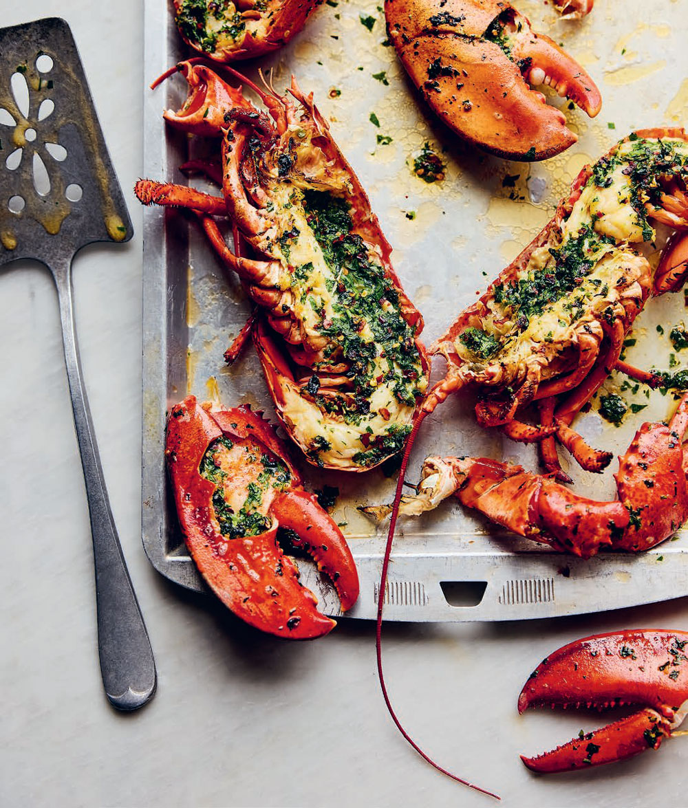 Emily Scott Grilled Lobster with Red Chilli and Garlic Butter Recipe