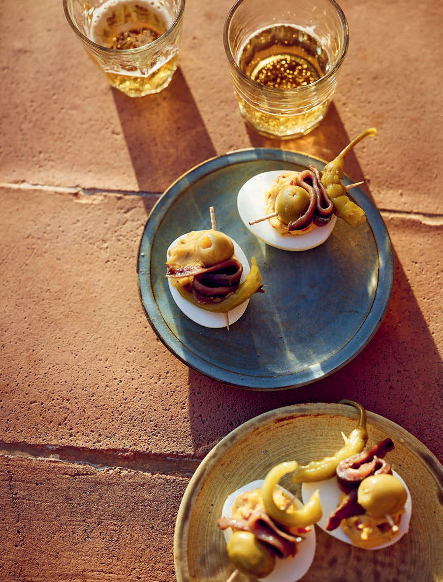 José Pizarro José Pizarro's Gilda Devilled Eggs Recipe