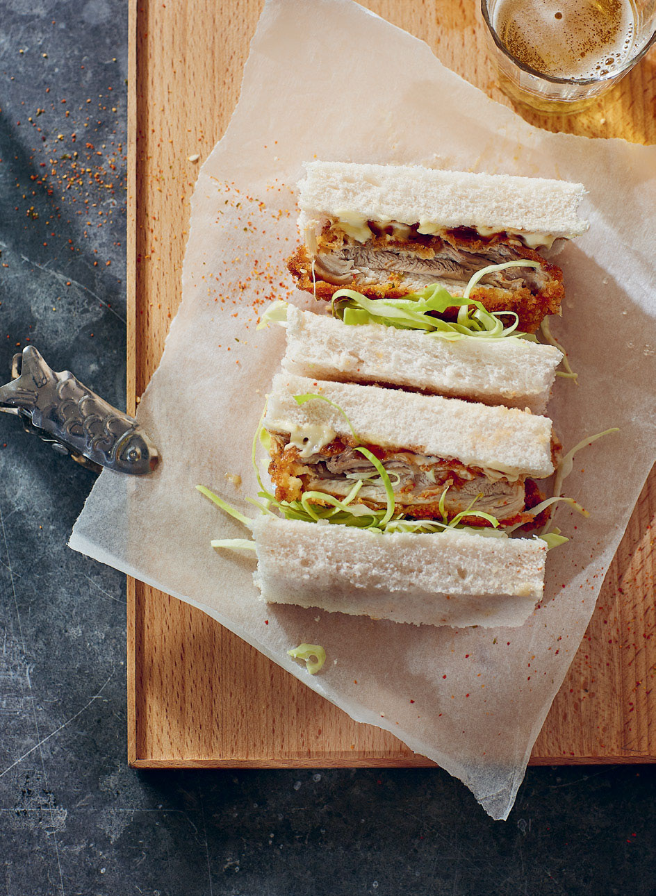 Japanese Chicken Katsu Sando Recipe | Katsu Sandwich