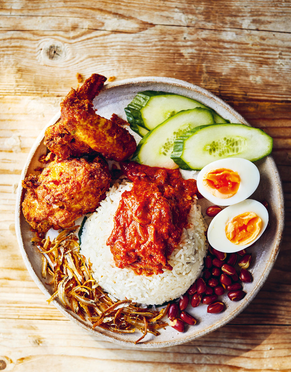 Roti King's Nasi Lemak Recipe | Authentic Malaysian Rice Dish