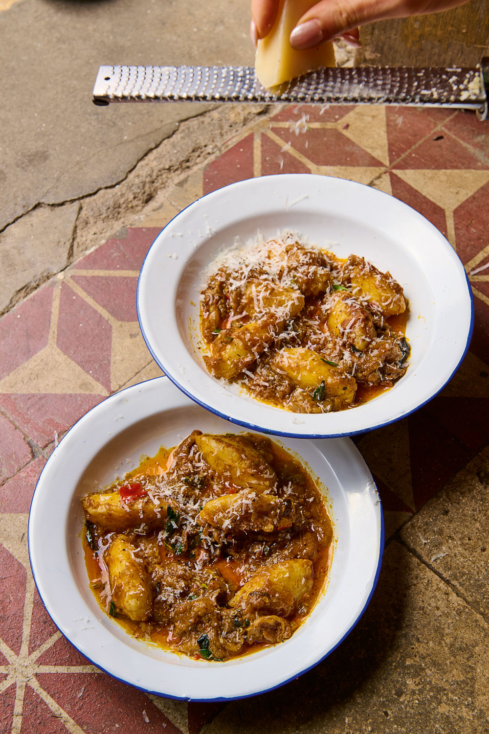 Ixta Belfrage's Sweet Potato Gnocchi with Spiced Aubergine Ragout Recipe