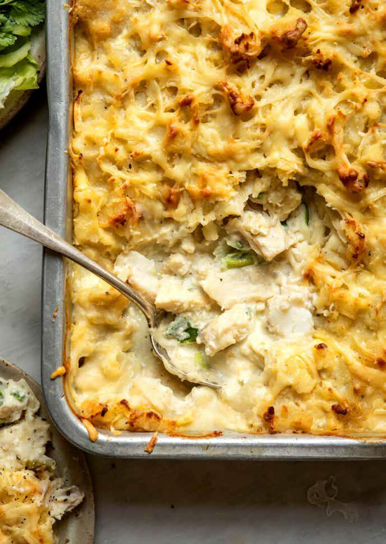 The Batch Lady's Herby Chicken, Leek and Mushroom Casserole Recipe